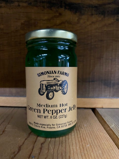 Green Pepper Jelly - 8oz – Simonian Farms