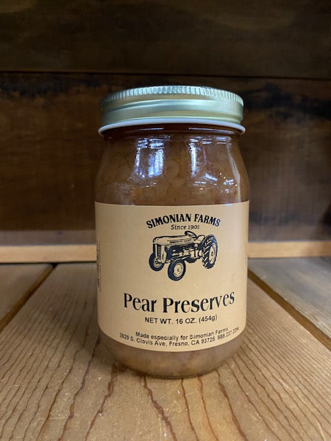 Pear Preserves - 16oz – Simonian Farms